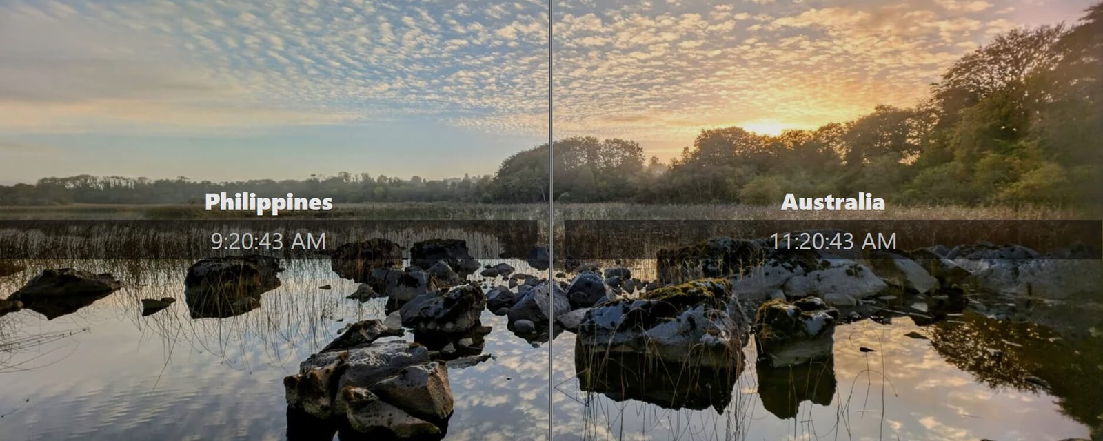 RSGDX Time Zone Display - RSGDX